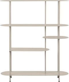 Béžový kovový regál 118x139x31 cm Rieti – House Nordic