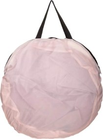 Dětský stan, O 100 cm, polyester, růžová barva
