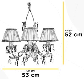 ONLI - Nástěnné svítidlo KAREN 3xE14/6W/230V bronzová