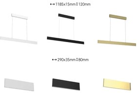 Immax Neo 07128L-LED Stmívatelný lustr LISTON zlatá LED/18W/230V ZigBee +DO Tuya