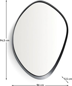 Nástěnné zrcadlo 86x94,5 cm Tebel – Kave Home