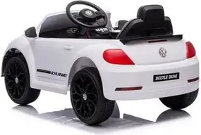 Eljet Dětské elektrické auto Volkswagen Beetle bílá / 50 W / Rychlost: