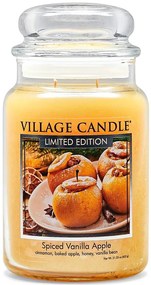 VILLAGE CANDLE Vonná svíčka - Pečené vanilkové jablko Doba hoření: 170 hodin