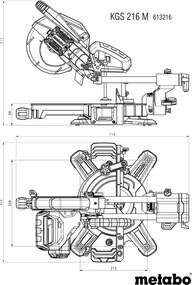 METABO KGS 216 M 613216000