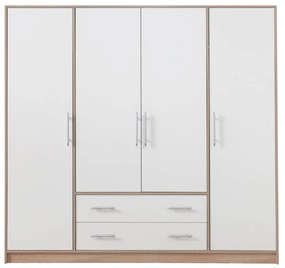 Sestava SMART B dub sonoma + bíly lux