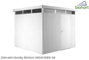 Biohort Zahradní domek HIGHLINE® H5-1K Barva: stříbrná metalíza