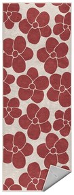 Červený pratelný běhoun 80x200 cm Red Meadow – Mila Home