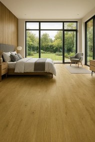 Lentex, PVC podlaha - lino Traffic 50 633-08 Jackson, na míru, šíře 2m,3m,4m, hnědá, bez podkladu, chodba / předsíň