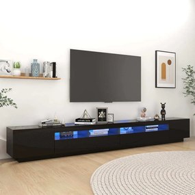 vidaXL TV skříňka s LED osvětlením 300x35x40 cm [3120178] Barva: dub sonoma
