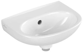 Villeroy & Boch O.novo - Umývátko 36x28 cm, s přepadem, bez otvoru pro baterii, alpská bílá 43403601