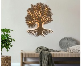 Li-Go "Dub" světelný strom s baterií 68x80cm provedení: bříza, varianta: ovládání na obraze + dálkové ovládání