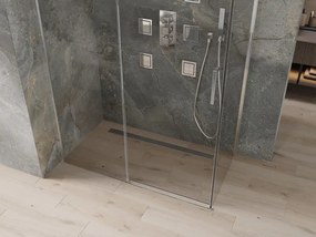 Mexen Omega sprchový kout 150x70cm, 8mm sklo, chromový profil-čiré sklo, 825-150-070-01-00