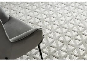 koberec SANTO SISAL 58500 Trojúhelníky, geometrická béžový velikost 140x190 cm | krásné koberce cz