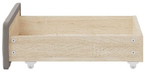 Zásuvky pod postel 2 ks taupe kompozitní dřevo a textil - Default Title