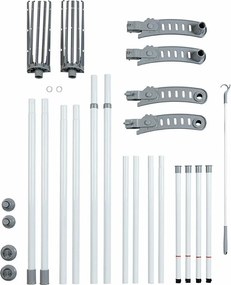 Teleskopický věšák na šaty HERKULEX FLEX, 165-300 x 116-190 x 36 cm, WENKO