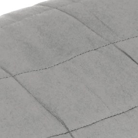 Zátěžová deka šedá 200 x 230 cm 13 kg textil 3154788