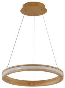 Brilagi - LED Lustr na lanku UMEA WOOD LED/30W/230V pr. 40 cm kaučukovník
