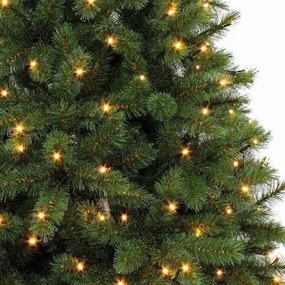 Vánoční stromek Triumph Tree s integrovaným osvětlením / 184 LED / jedle / 185 cm / PVC/PE / zelená