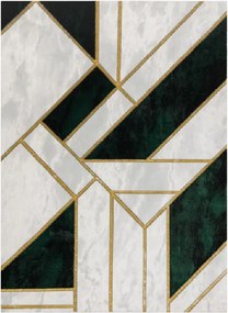 Kusový koberec Emerald 1015 green and gold, 200x290, zelená, kancelária, Dywany Łuszczów