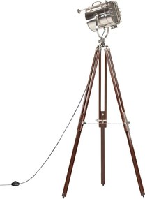 Stojací lampa na stativu masivní mangovníkové dřevo 180 cm 286203