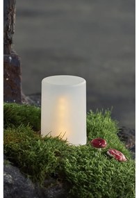 Bílá LED světelná dekorace Star Trading Flame Candle, výška 14,5 cm