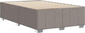 Rám postele bez matrací taupe 120x190 cm textil 3284822