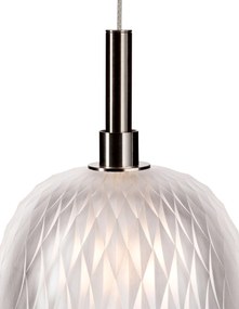 Bomma Luxusní závěsné svítidlo Metamorphosis Small s baldachýnem Barva: Čiré sklo, Povrch Montury: Kartáčovaná zlatá