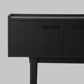 LABEL51 Dřevěný TV stolek CALI černý FU-88.024