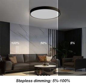Brilagi-LED Stmívatelné svítidlo POOL SMART LED/60W/230V 50 cm Wi-Fi Tuya+DO čer