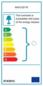 Nástěnné svítidlo Horn - 12216, zlatá