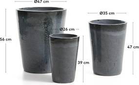 Keramické květináče v sadě 3 ks ø 47 cm Rotja – Kave Home