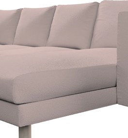 Potah na pohovku IKEA Norsborg 4-místná se šezlongem barva růžová látka pletený vzor