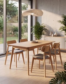 Rozkládací stůl Skolle 150–200 cm, přírodní dub