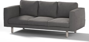Potah na pohovku IKEA Norsborg 3-místná barva šedá látka pletený vzor