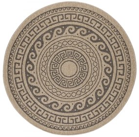 Ayyildiz Kusový koberec COMILLA 0887, Černá Rozměr koberce: 200 cm KRUH