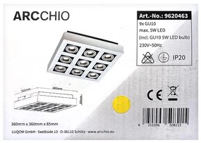 Arcchio Arcchio - LED Bodové svítidlo VINCE 9xGU10/230V LW1030