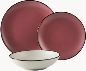 Sada nádobí Pink Moon, pro 6 osob, 18 dílů