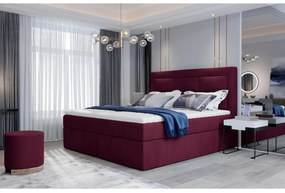 Čalouněná postel boxspring VIVRE, 180x200, mat velvet 68