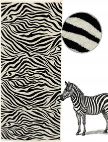 Koupelnový ručník Zebra exotický 70x140 bavlněný Portugalský