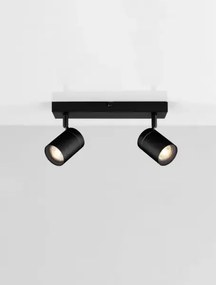 LED černé moderní stropní svítidlo Alma