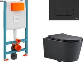 Závěsný wc set do lehkých stěn / předstěnová SAT Brevis SIKOVSB1