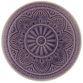 SUMATRA Talíř 21 cm - fialová
