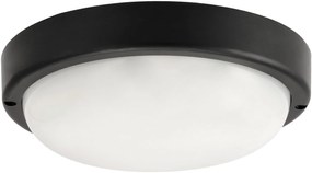 VOLTENO LED stropní lampa 15W - černá - studená bílá