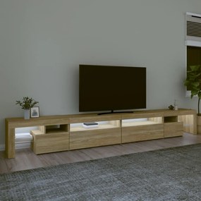 TV skříňka s LED osvětlením sonoma dub 290 x 36,5 x 40 cm 3152804