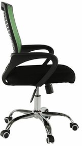 Tempo Kondela Kancelářská židle IMELA TYP 2, zelená/černá/chrom