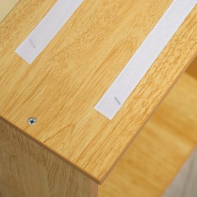 PawHut Schody pro domácí mazlíčky, pro psy/kočky, 4 stupně, krátký plyš, do 30 kg, 40 x 59 x 54,2 cm, přírodní