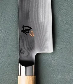 Kai SHUN CLASSIC WHITE DM-0702W / Nůž Santoku / 18 cm / VG-MAX ocel /