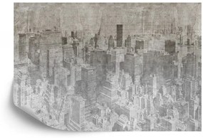 Fototapeta New York City Grunge I Mono Strukturální vinyl 416x254