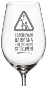 Dekorant Sklenička pro barmana STŘÍZLIVĚNÍ 350 ml 1 ks