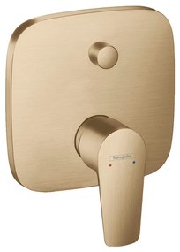 Hansgrohe Talis E - Páková vanová baterie pod omítku, kartáčovaný bronz 71745140